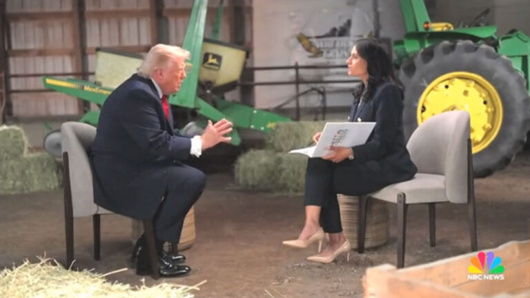 Trump Walks Out of NBC Interview